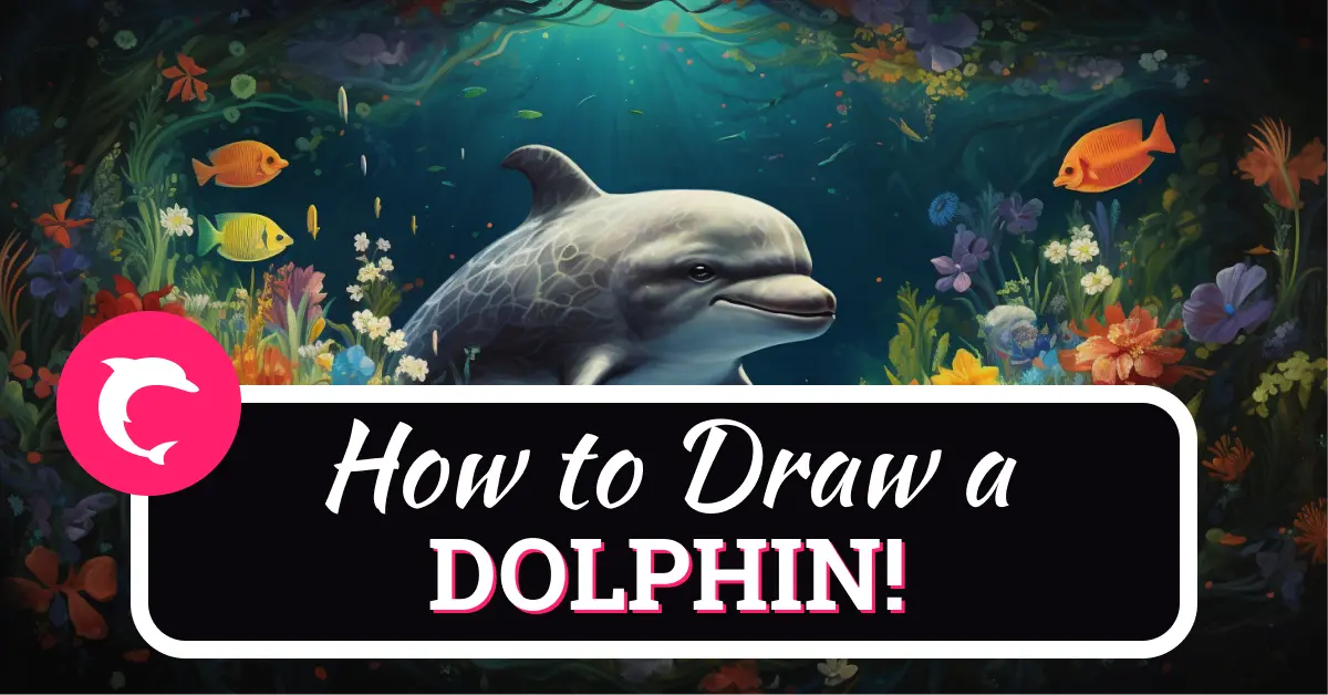 How To Draw A Dolphin Step By Step - 11 Easy Steps!