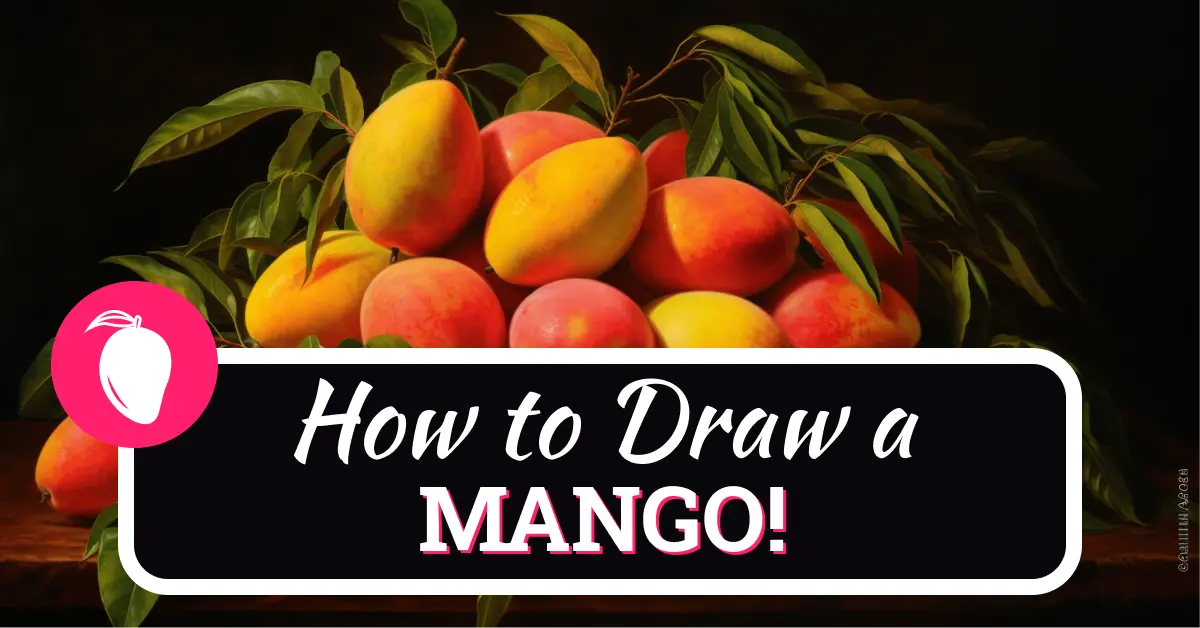 How To Draw A Mango Step By Step - 11 Easy Steps!