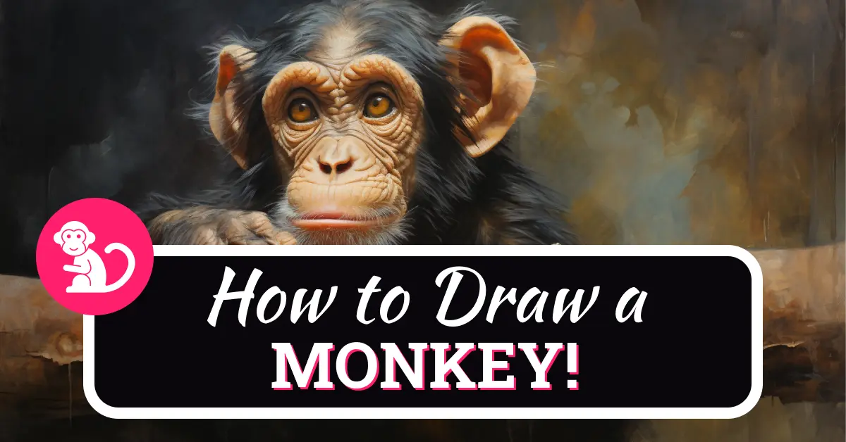 How To Draw A Monkey Step By Step - 17 Easy Steps!