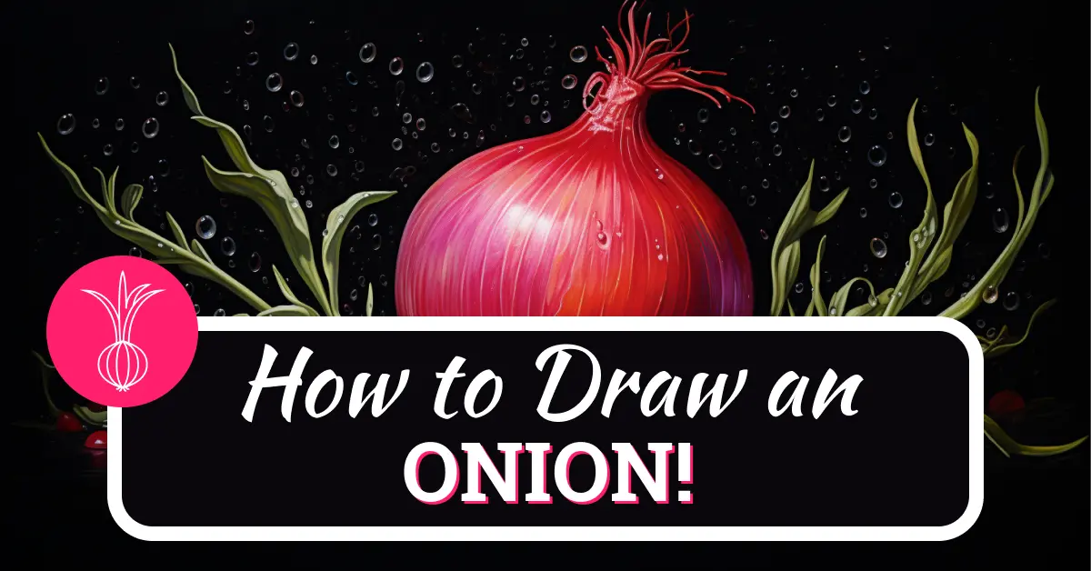How To Draw An Onion Step By Step - 8 Easy Steps!