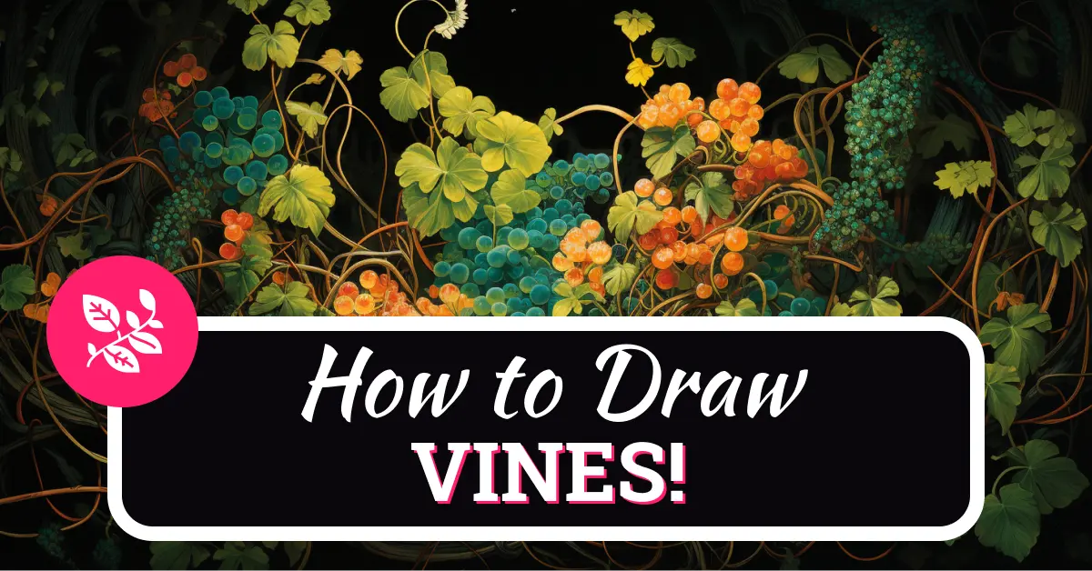 How To Draw Vines Step By Step - 16 Easy Steps!